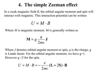 Spin and the Pauli equation | PPT