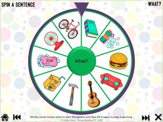 Spin a Sentence | PPT