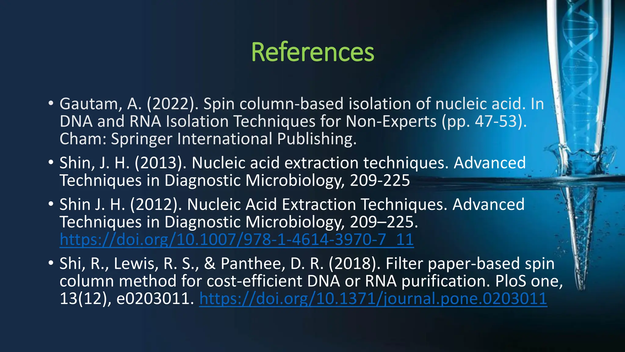 Spin column extraction method molecular biology course.pdf