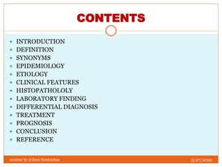 Spindle cell carcinoma | PPTX | Ear, Nose and Throat Conditions ...