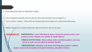 Spindle cell lesions of head & neck | PPTX