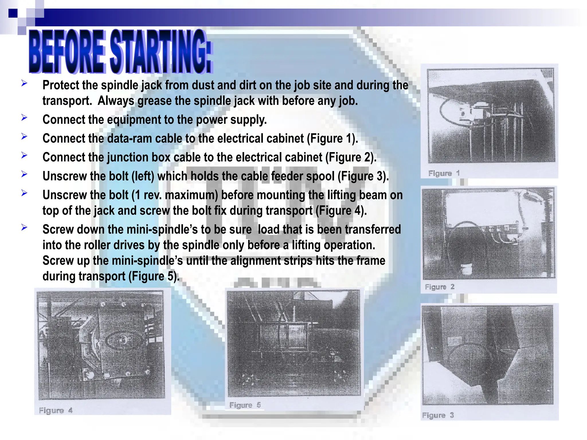 Spindle Jack System Operation Training.ppt