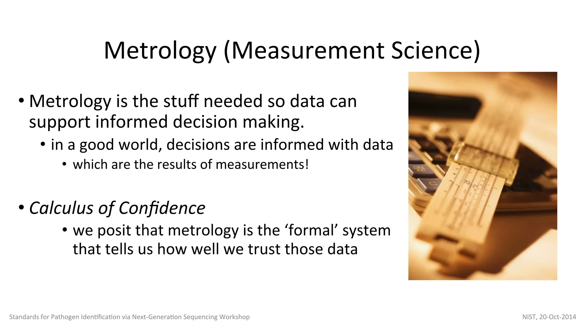 Metrology for Identity and Other Nominal Properties | PPT | Free Download