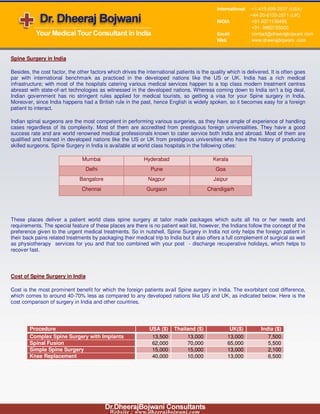 Spine surgery-india | PDF