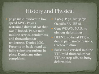 Unilateral Facet Dislocation | PPT
