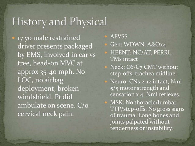 Clay Shoveler's Fracture | PPTX
