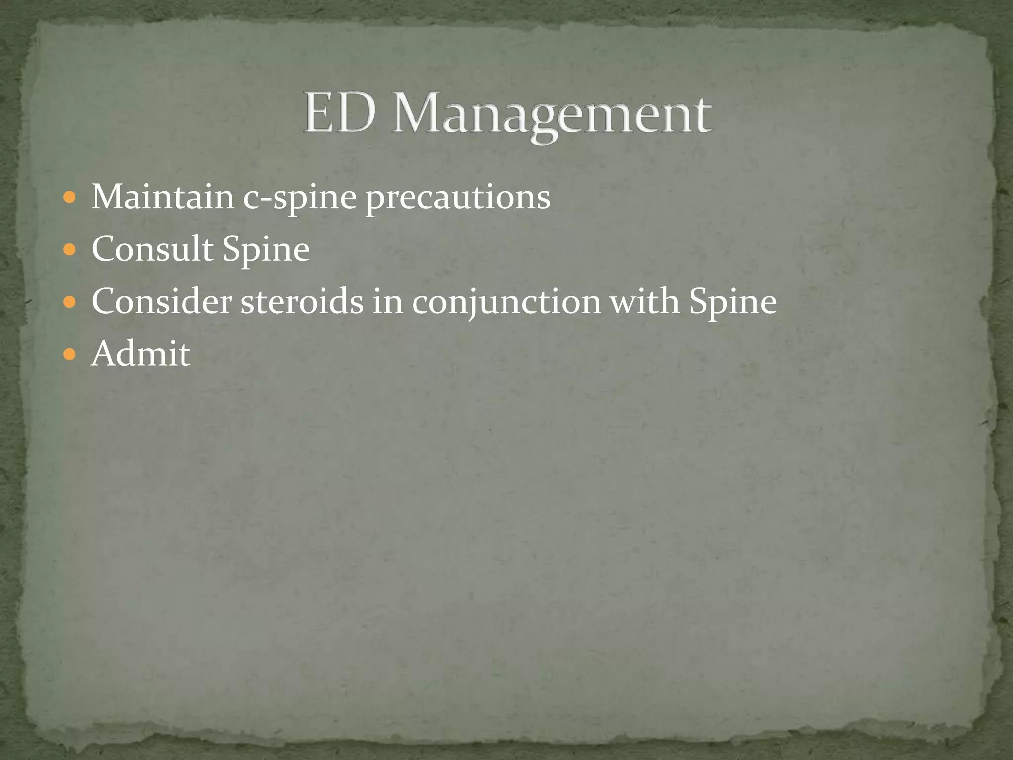 Spine Flexion Teardrop Fracture | PPTX