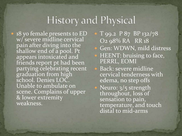 Spine Flexion Teardrop Fracture | PPTX