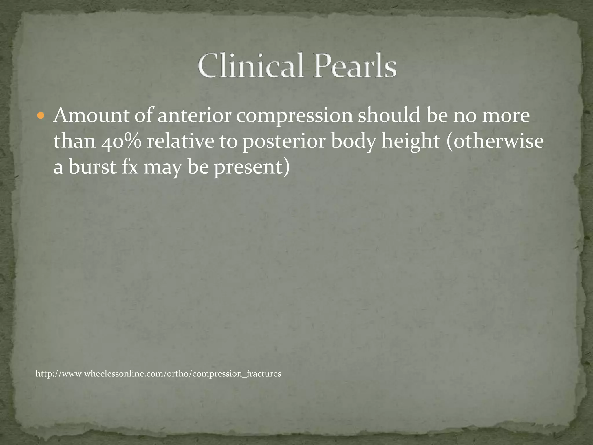 Wedge Compression Fracture | PPTX