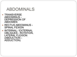 BIOMECHANICS of Spine and hip | PPT