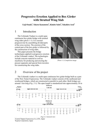 Spine and wing method for box girders | PDF