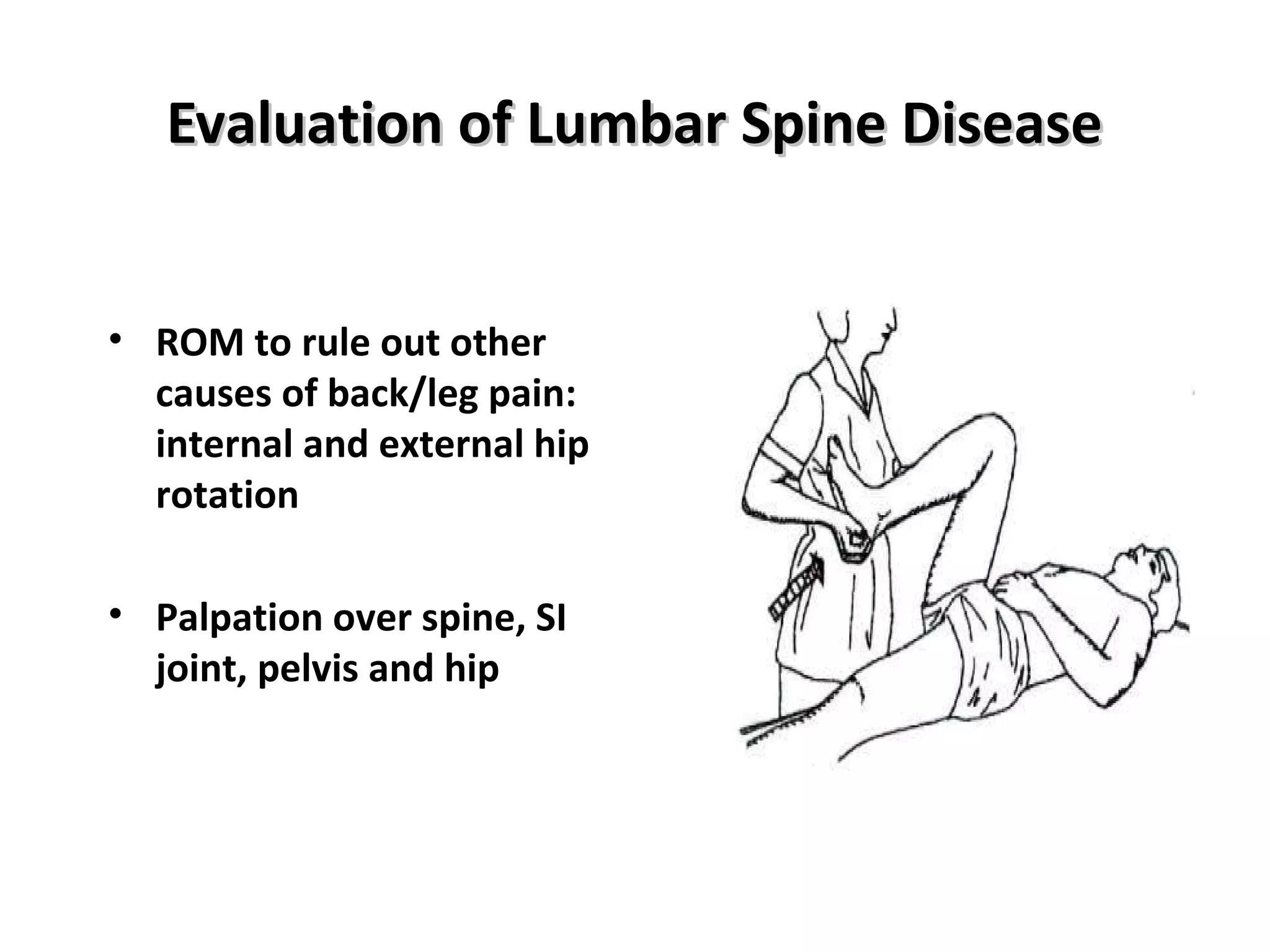 Spine clinical approach (basic spine 2009) | PPT
