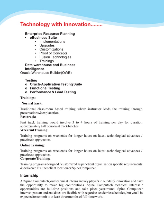 Oracle application training | PDF