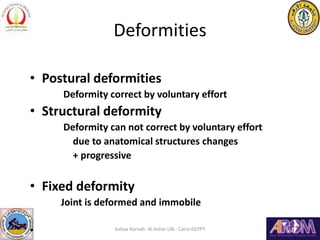 Spine deformities recognition and evaluation | PPT