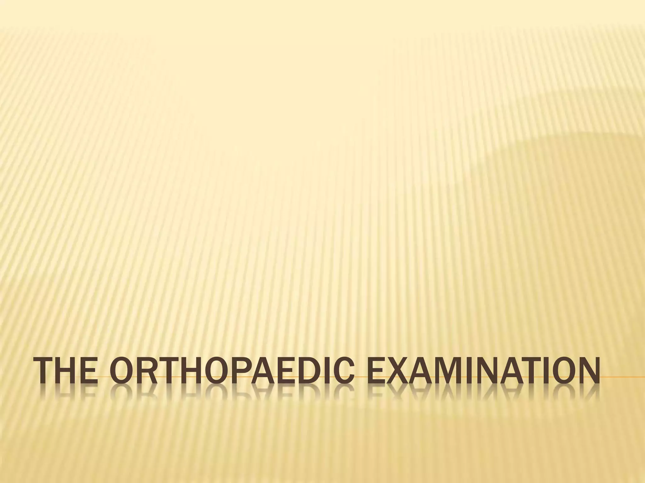 Spine examination | PPTX