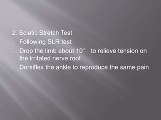 Spine examination | PPTX