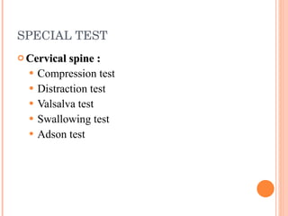 Spine Examination And Scoliosis | PPT
