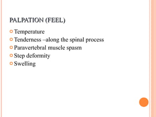 Spine Examination And Scoliosis | PPT