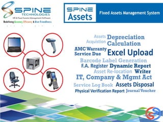 Spine Fixed Asset Management Software | PPT