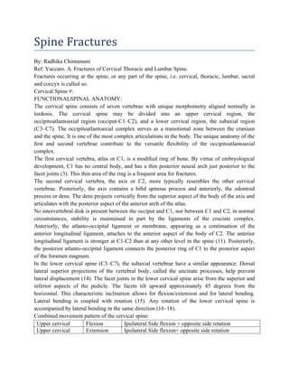 Spine fractures _c-t-l-s-c_ | PDF