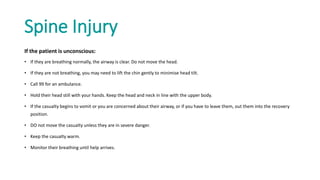 Spine injury | PPTX