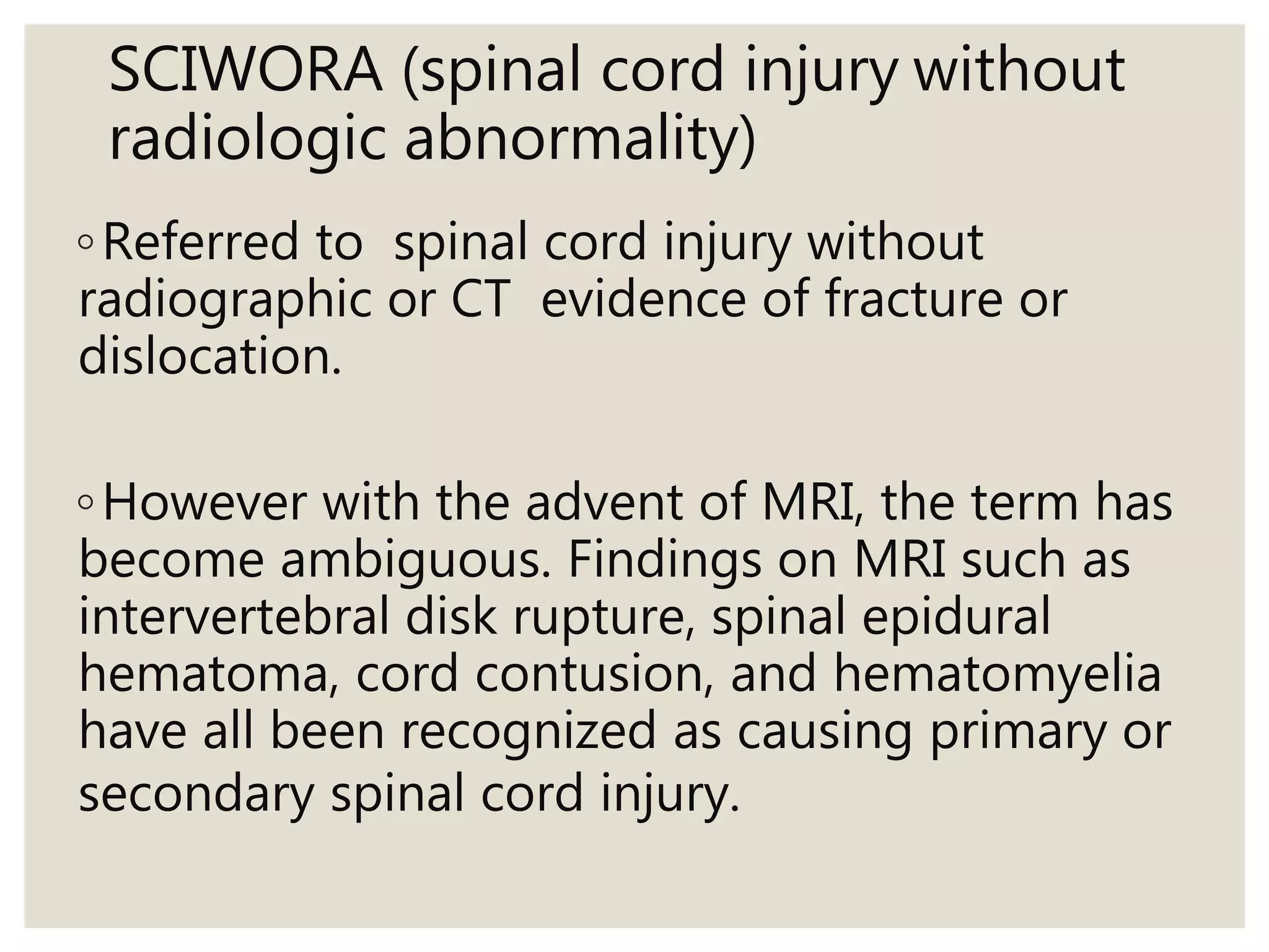 Spine injury | PPT