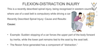 SPINE INJURY MECHANISM AND THEIR CLINICAL FEARURES | PPT