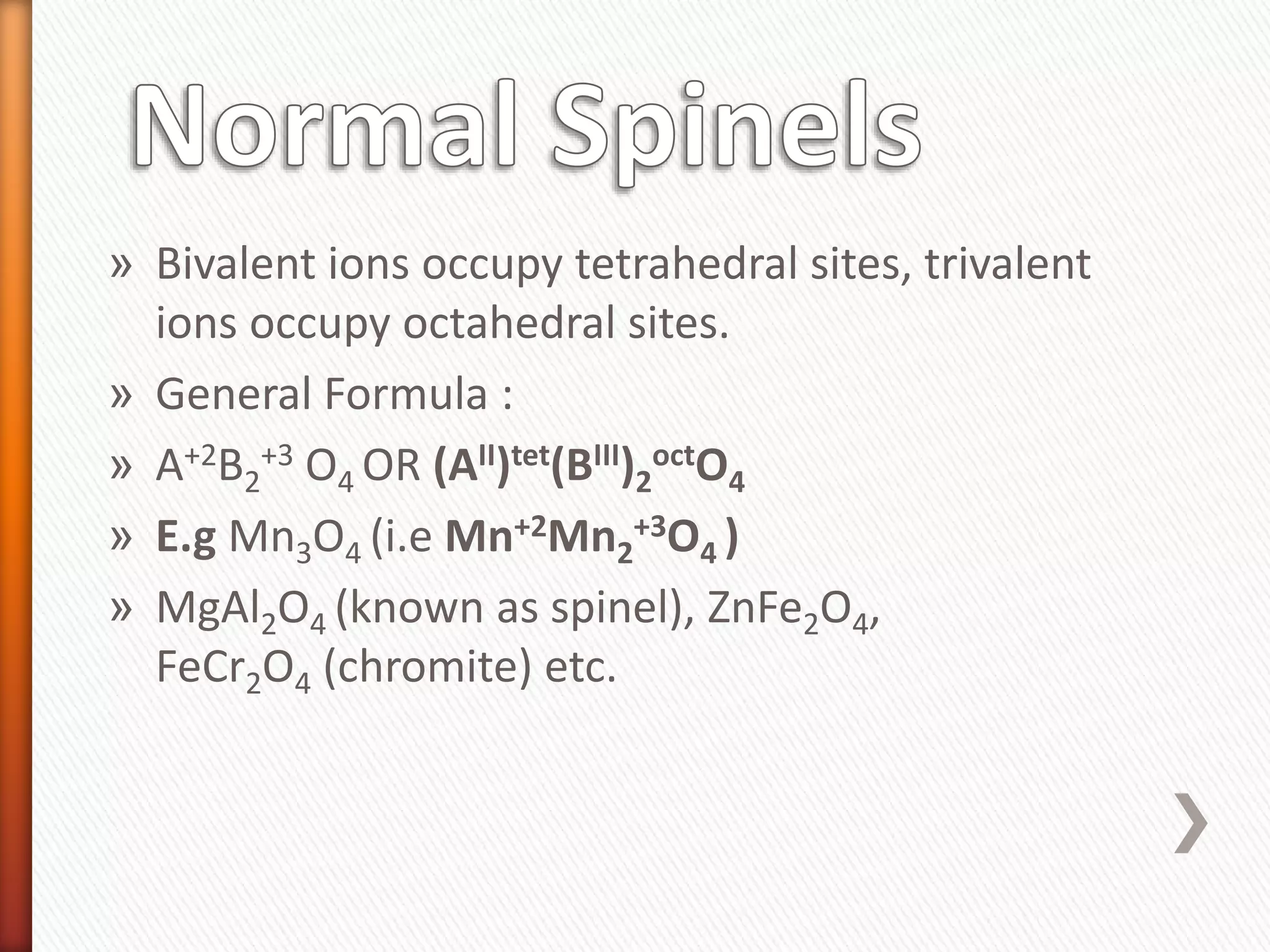 Spinels | PPTX
