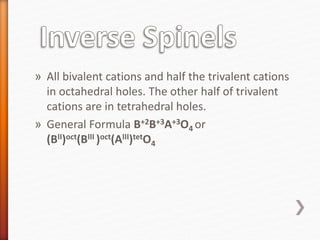 Spinels | PPTX