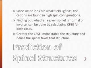 Spinels | PPTX