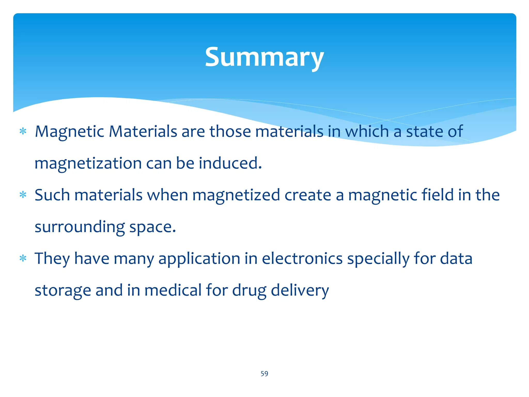 Spinel structure ferrites (ferrimagnetic) and ferromagnetic materials ...