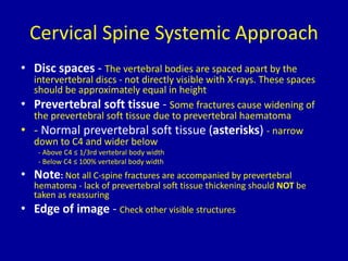 Spine radiography | PPTX