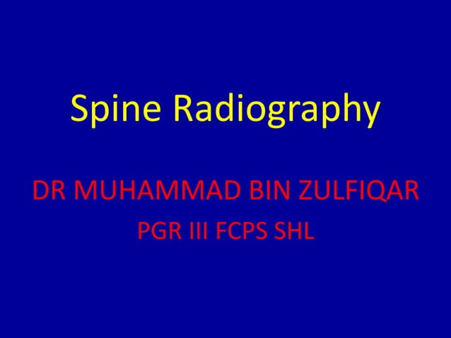 Spine_Radiography.pptx