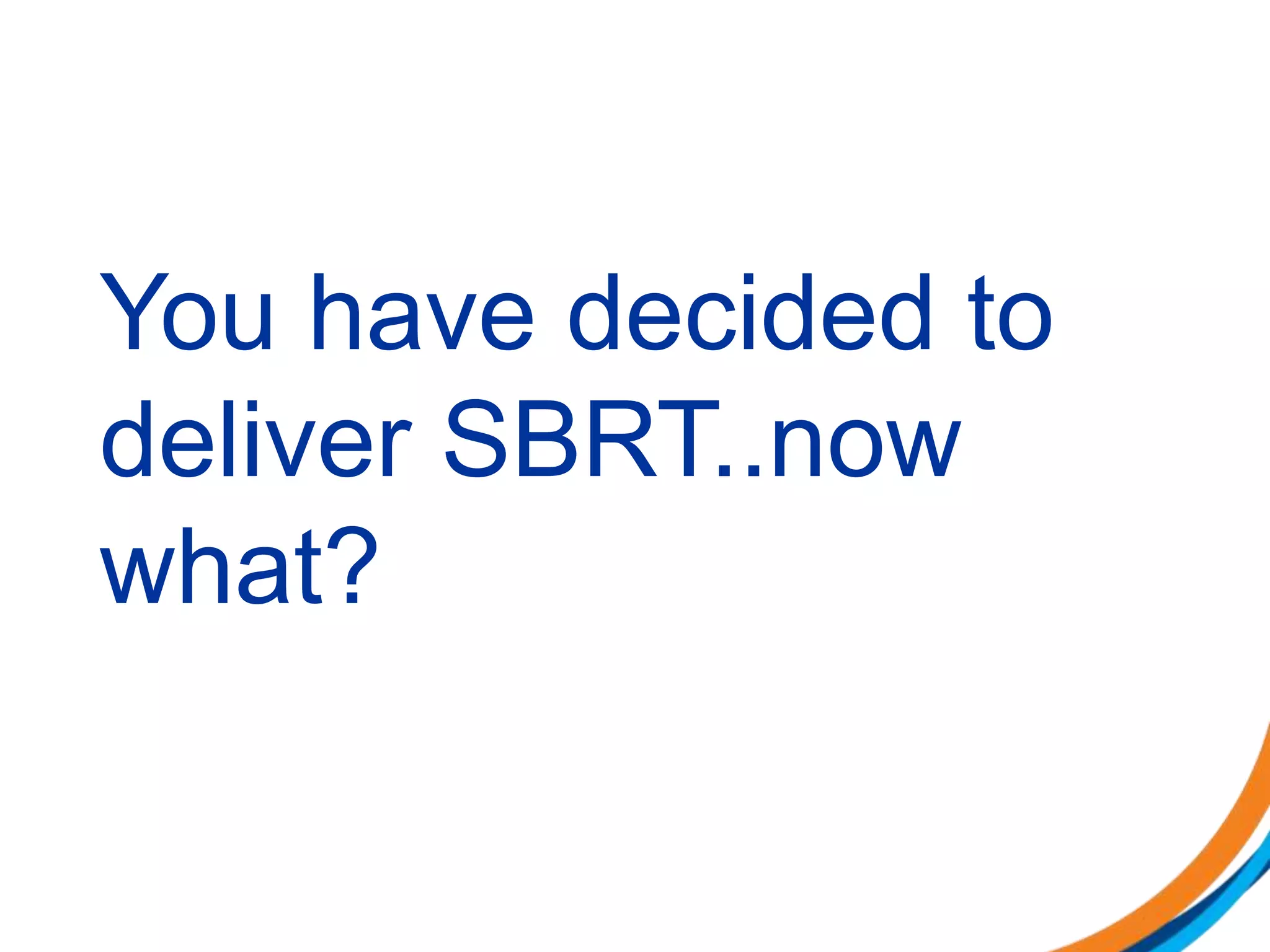 SPINE SBRT for beginners | PPTX