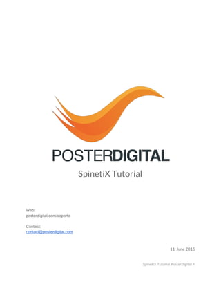 PosterDigital SpinetiX Tutorial: How to connect your SpinetiX | PDF