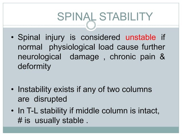 Spine trauma basics | PPTX