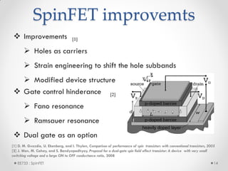 SpinFET | PDF