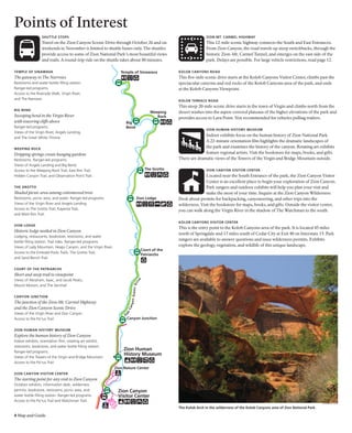 NostalgicOutdoors™- Zion National Park - Map & Guide | PDF | Zoos ...