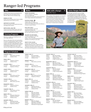 NostalgicOutdoors™- Zion National Park - Map & Guide | PDF | Zoos ...