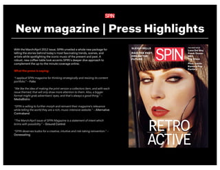 SPIN Reveals New Look in 2012 | PPT
