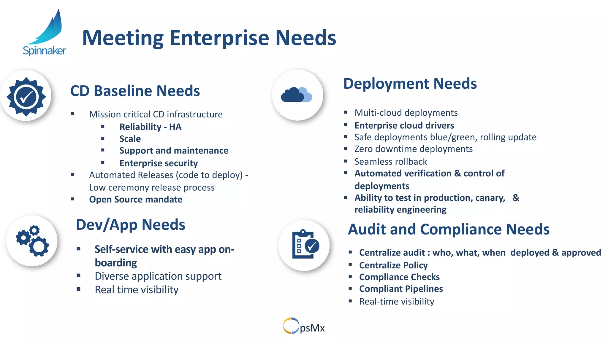 Spinnaker summit: Design Considerations for Enterprise-wide roll out of ...