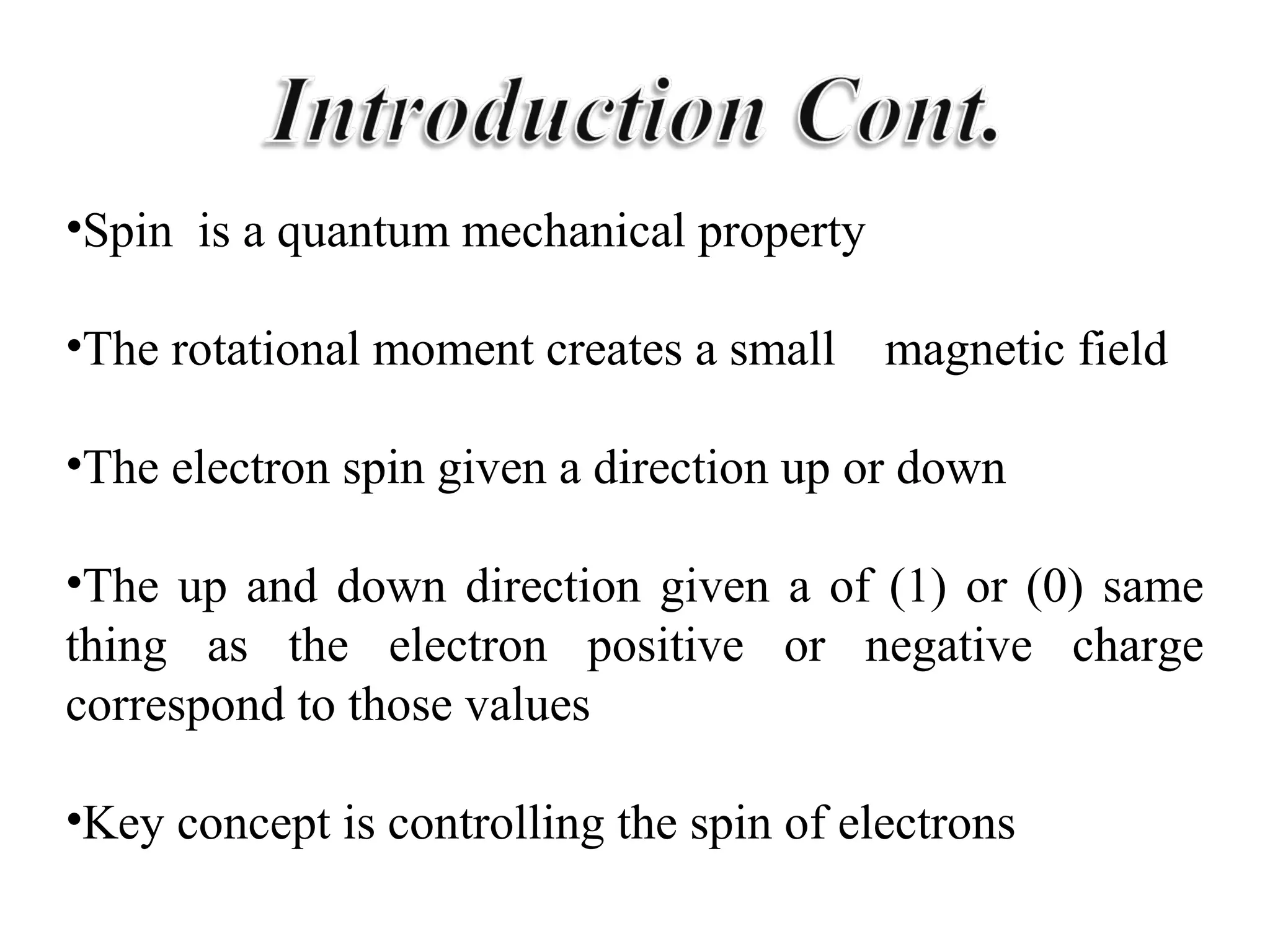 Spintronics | PPT