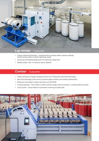 World-class solutions in textile spinning from A.T.E. | PDF