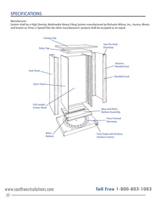 Spinning Rotary Cabinet Specs | PDF