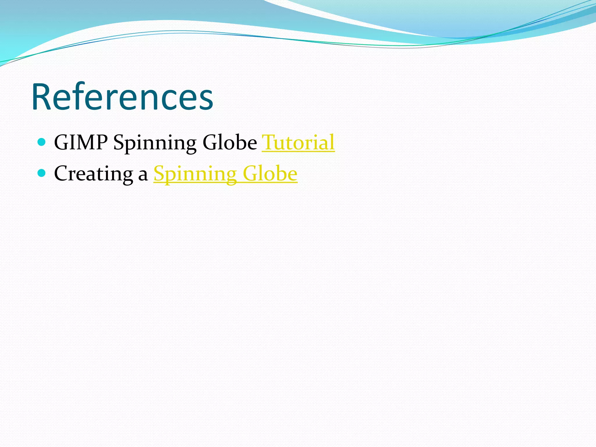 Spinning globe tutorial | PPTX