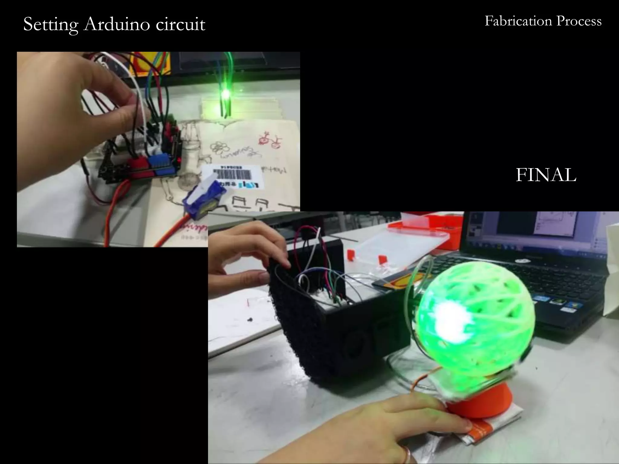 Spinning led stand | PPT