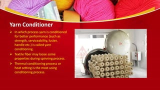 Machineries Required for Spinning | PPTX