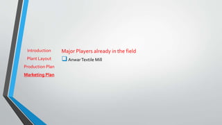 Spinning Mill Project Presentation | PPTX