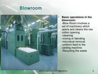 Spinning Presentation By Sukhvir Sabharwal | PPT