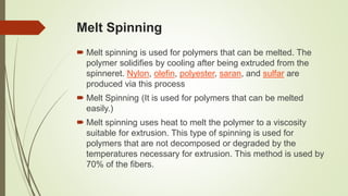 Spinning process | PPTX